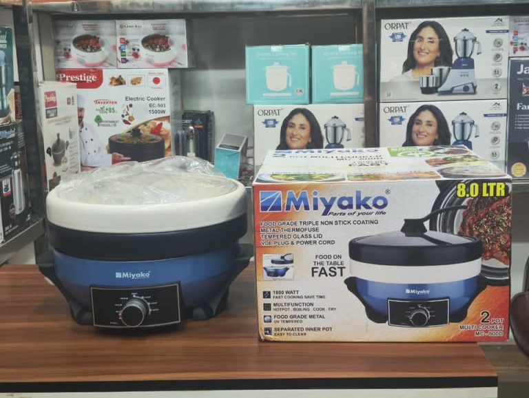 Miyako 8 Liter Double Pot Electric Curry Cooker MC-800D – Crockeries Garden